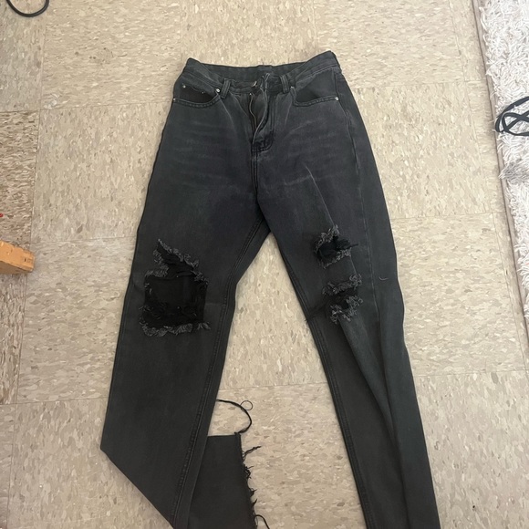 SHEIN | Jeans | Ripped Black Jeans | Poshmark